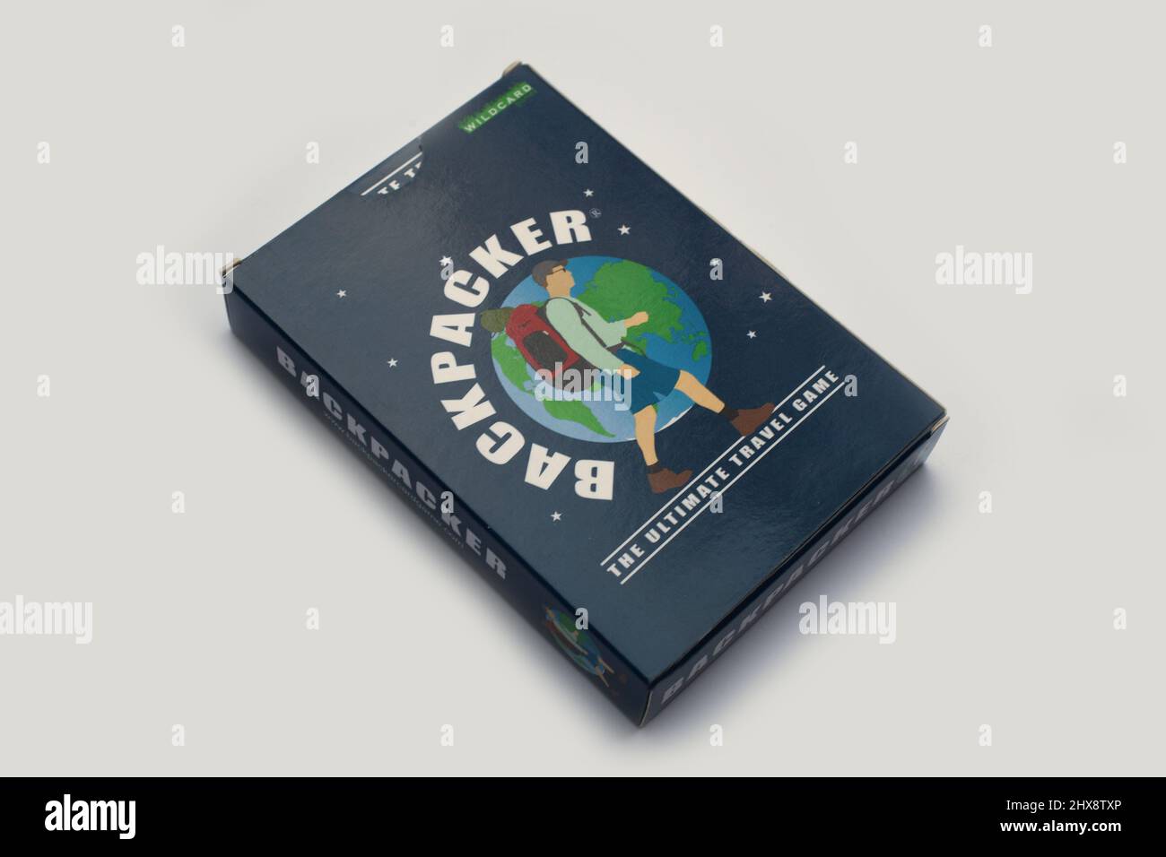 The board game, Backpacker Stock Photo - Alamy