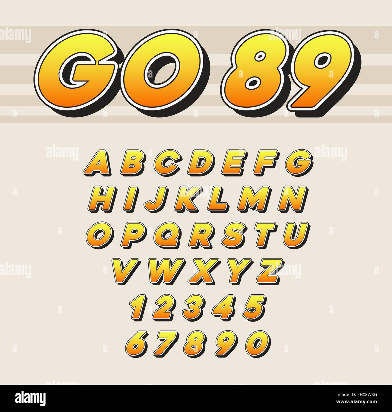 Vector Speed Racing Sport Italic Font with Letters and Numbers Stock ...