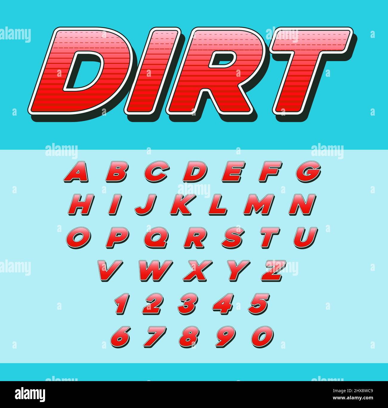 Vector Speed Racing Sport Italic Font with Letters and Numbers Stock ...