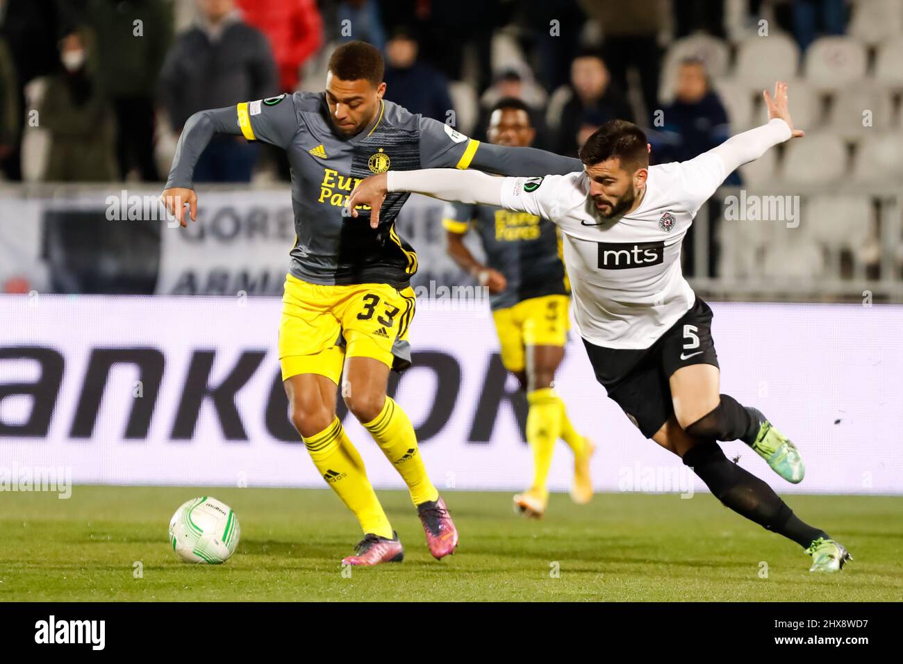 Igor Vujacic Of Fk Partizan High Resolution Stock Photography and ...