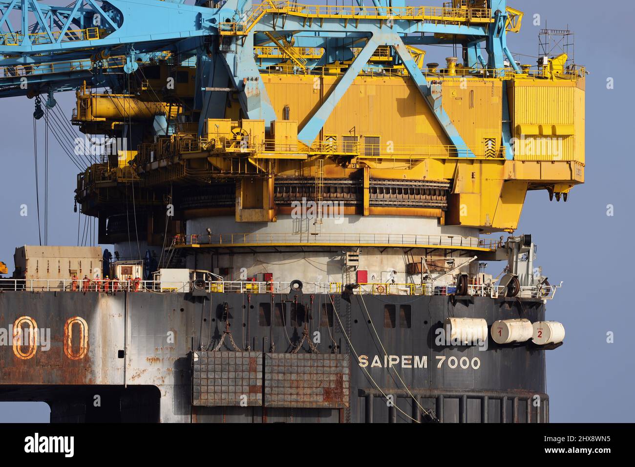 Saipem 7000 crane vessel offshore hi-res stock photography and images ...