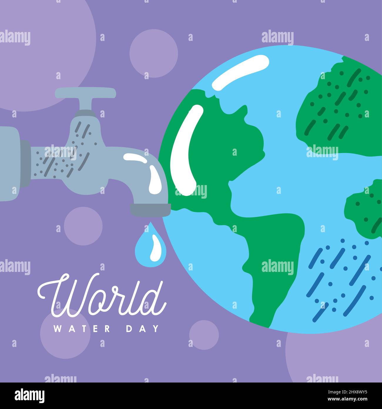 world water day poster with earth Stock Vector Image & Art - Alamy