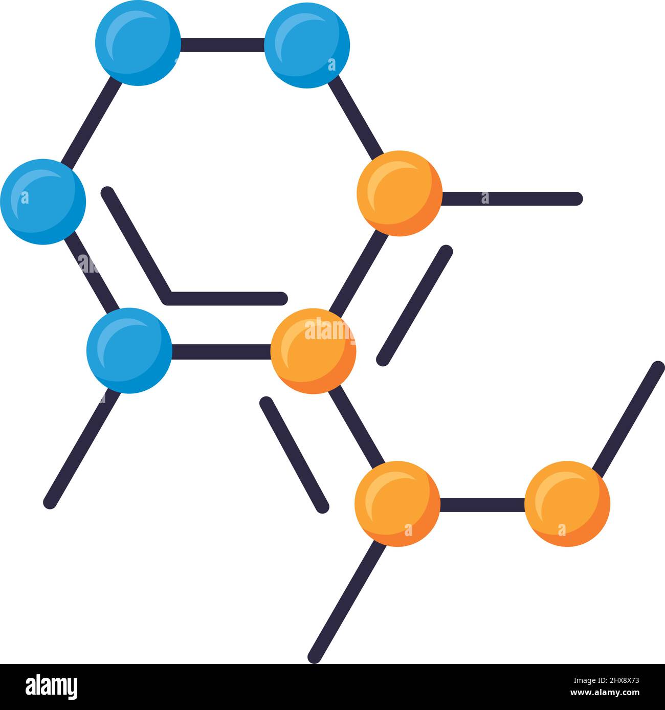 chemistry lab structure molecular icon Stock Vector Image & Art - Alamy