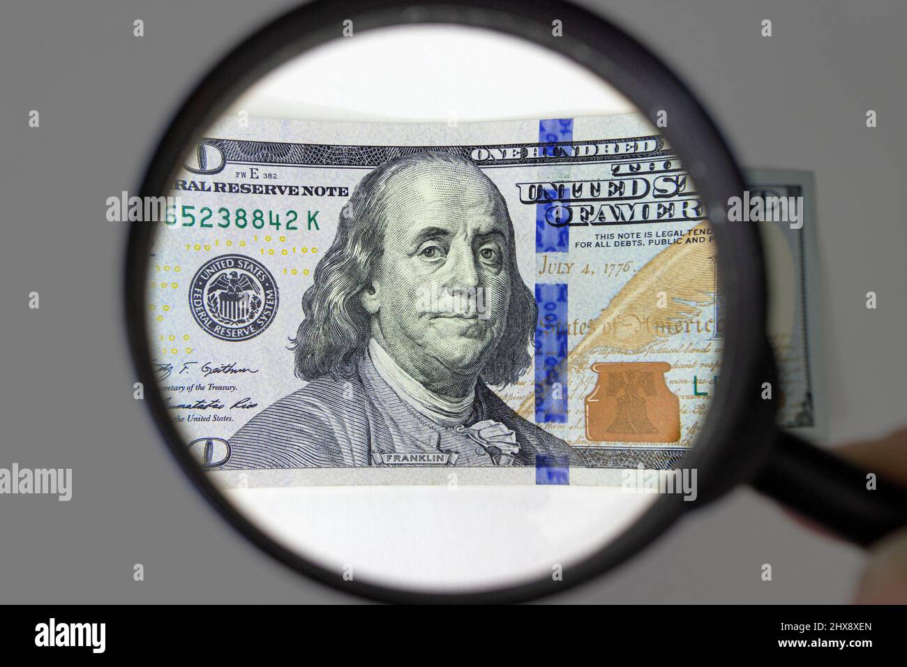 Detector banknotes money on hi-res stock photography and images - Alamy