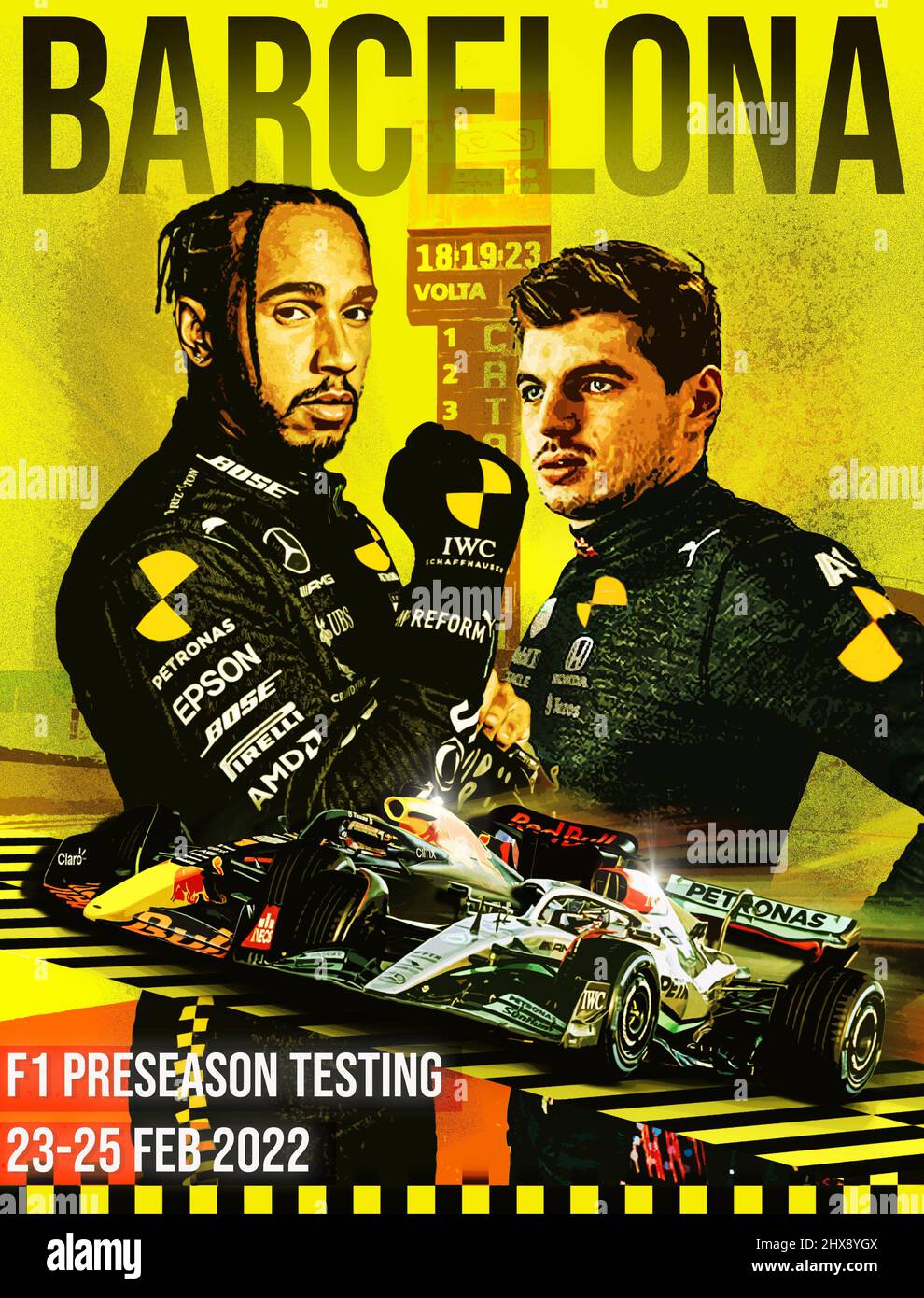 Lewis hamilton 2021 spain hi-res stock photography and images - Alamy