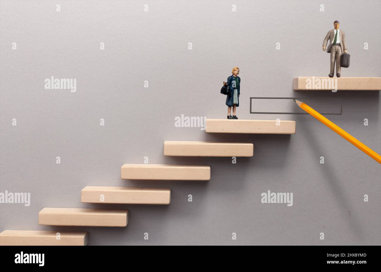 Male female bridge gap hi-res stock photography and images - Alamy