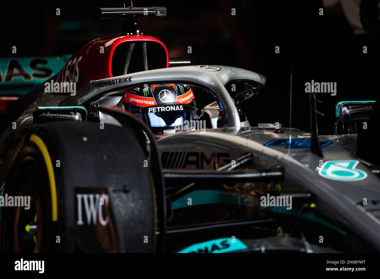 63 RUSSELL George (gbr), Mercedes AMG F1 Team W13, action during the ...