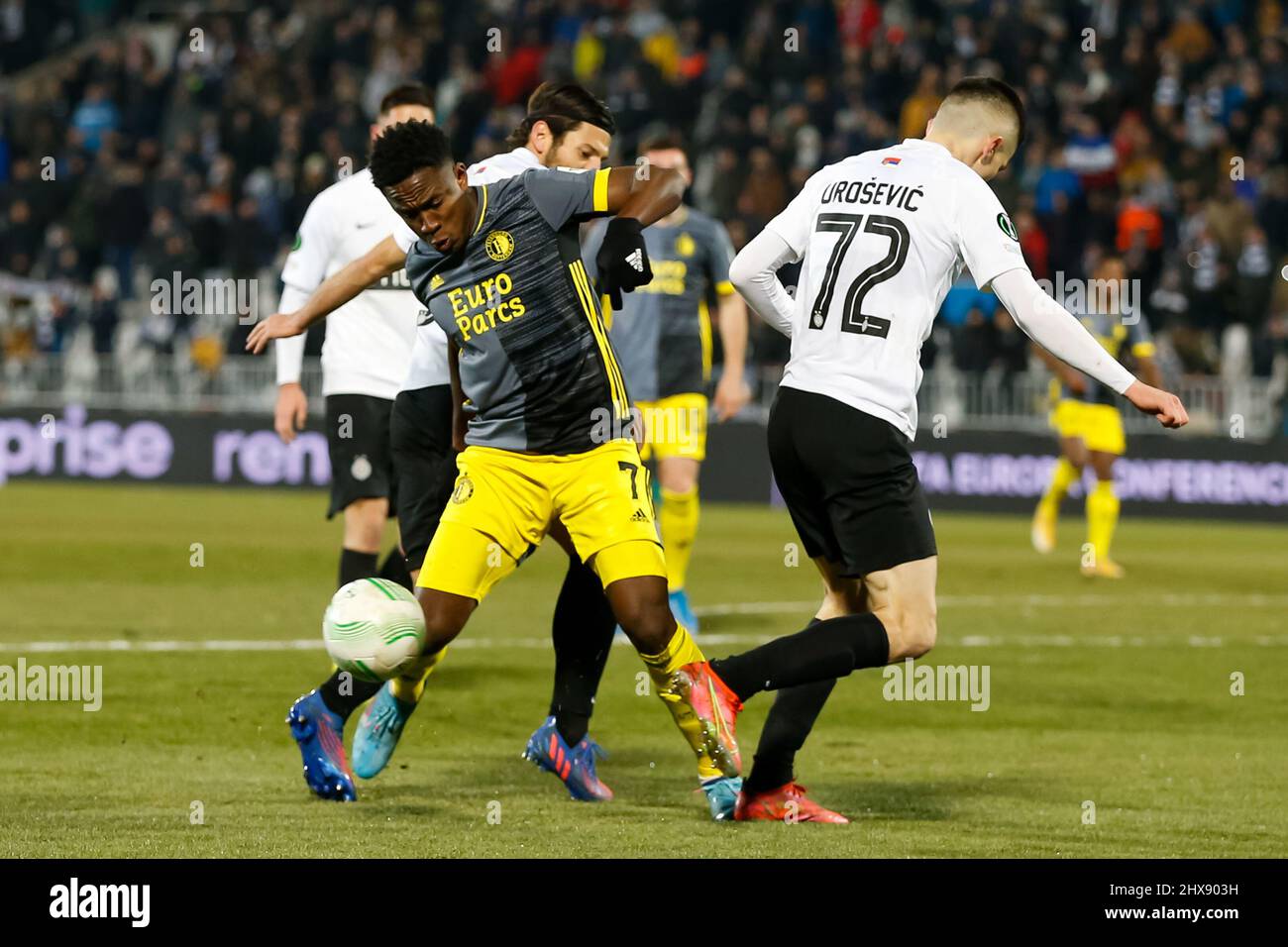 Slobodan urosevic of fk partizan hi-res stock photography and images ...