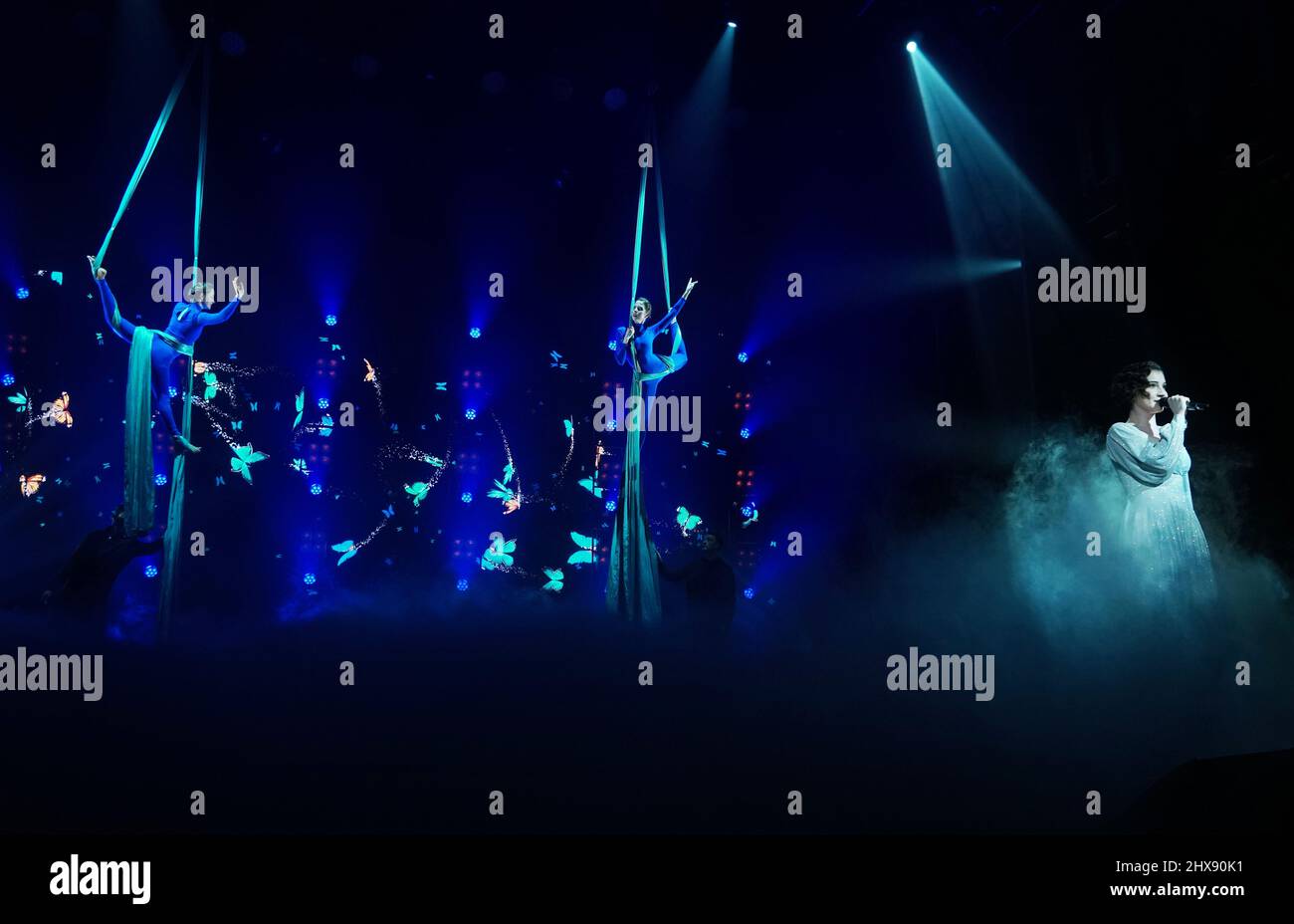 February 28, 2022. - Russia, Moscow. - Concert to mark 35th anniversary ...