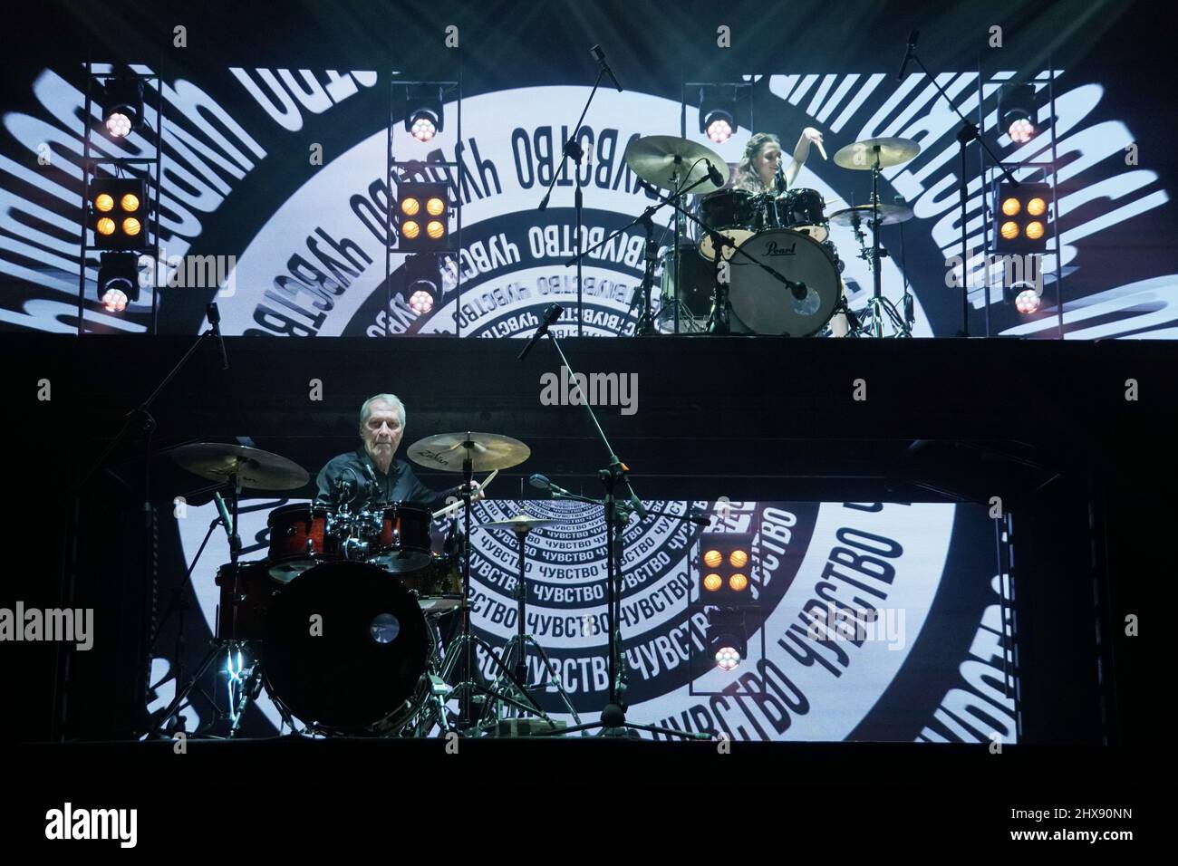 February 28, 2022. - Russia, Moscow. - Concert to mark 35th anniversary ...