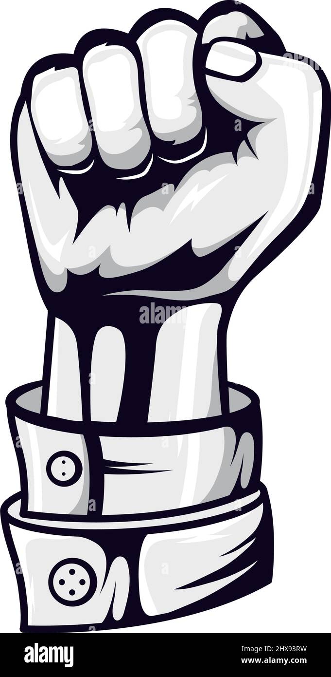 hand human fist up drawing Stock Vector Image & Art - Alamy