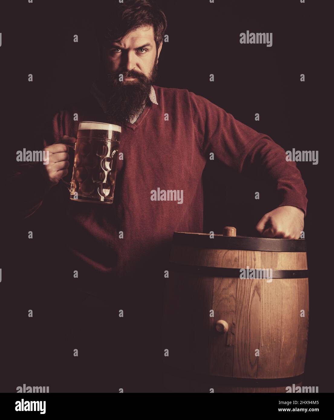 Man with beer. Beer in the UK. Beer Types and Styles. Germany Bavaria ...