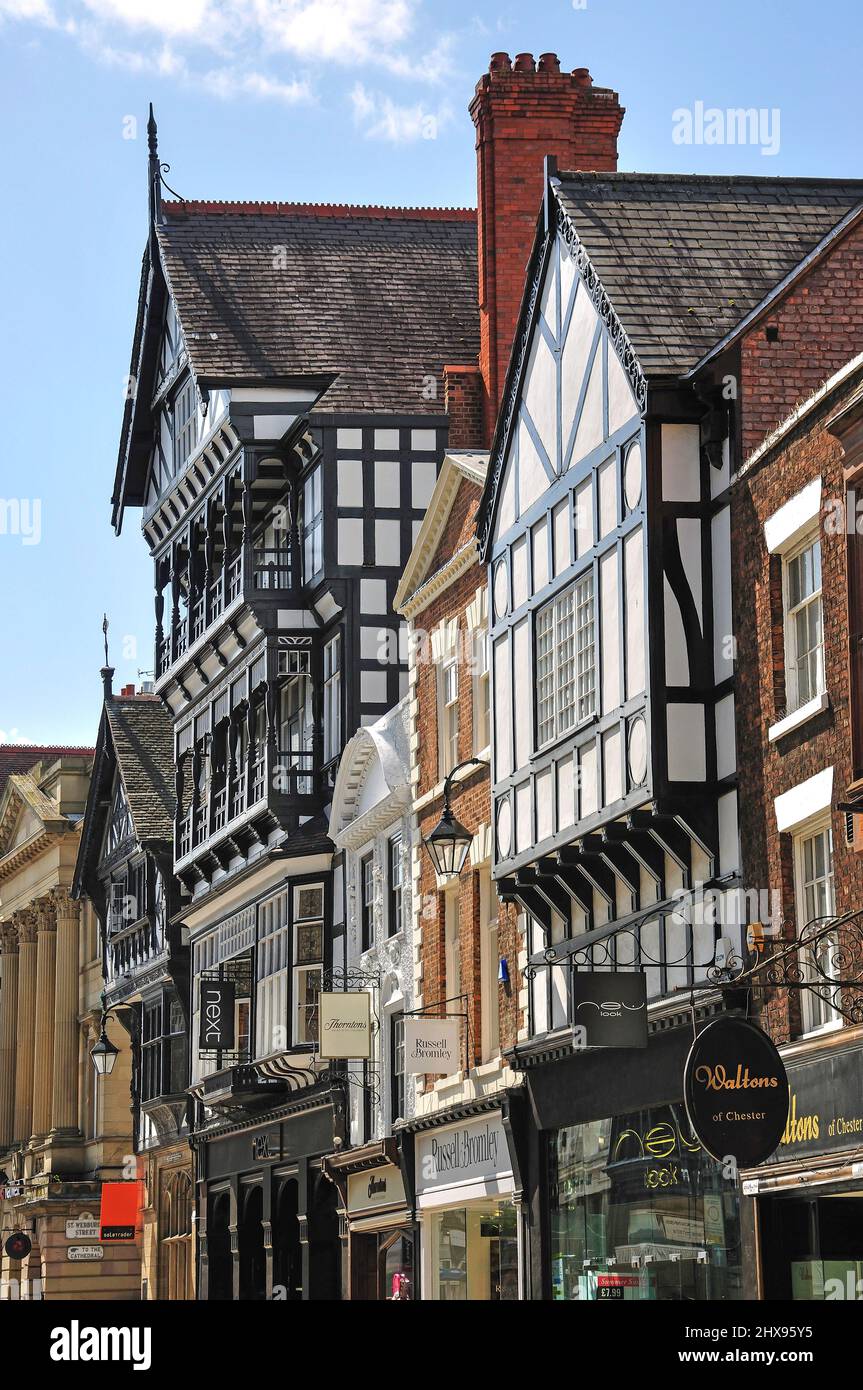 Chester rows medieval hi-res stock photography and images - Alamy