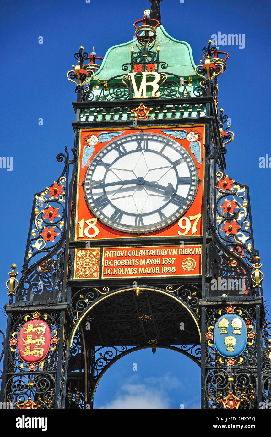 Eastgate Clock, Eastgate, Chester, Cheshire, England, United Kingdom ...