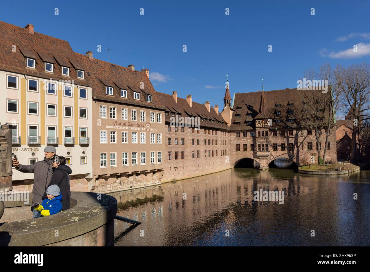 Town of at the river pegnitz in bavaria hi-res stock photography and ...