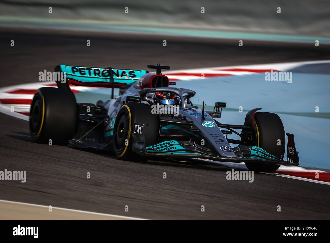 Bahrain, UAE. 10th Mar, 2022. 63 RUSSELL George (gbr), Mercedes AMG F1 ...