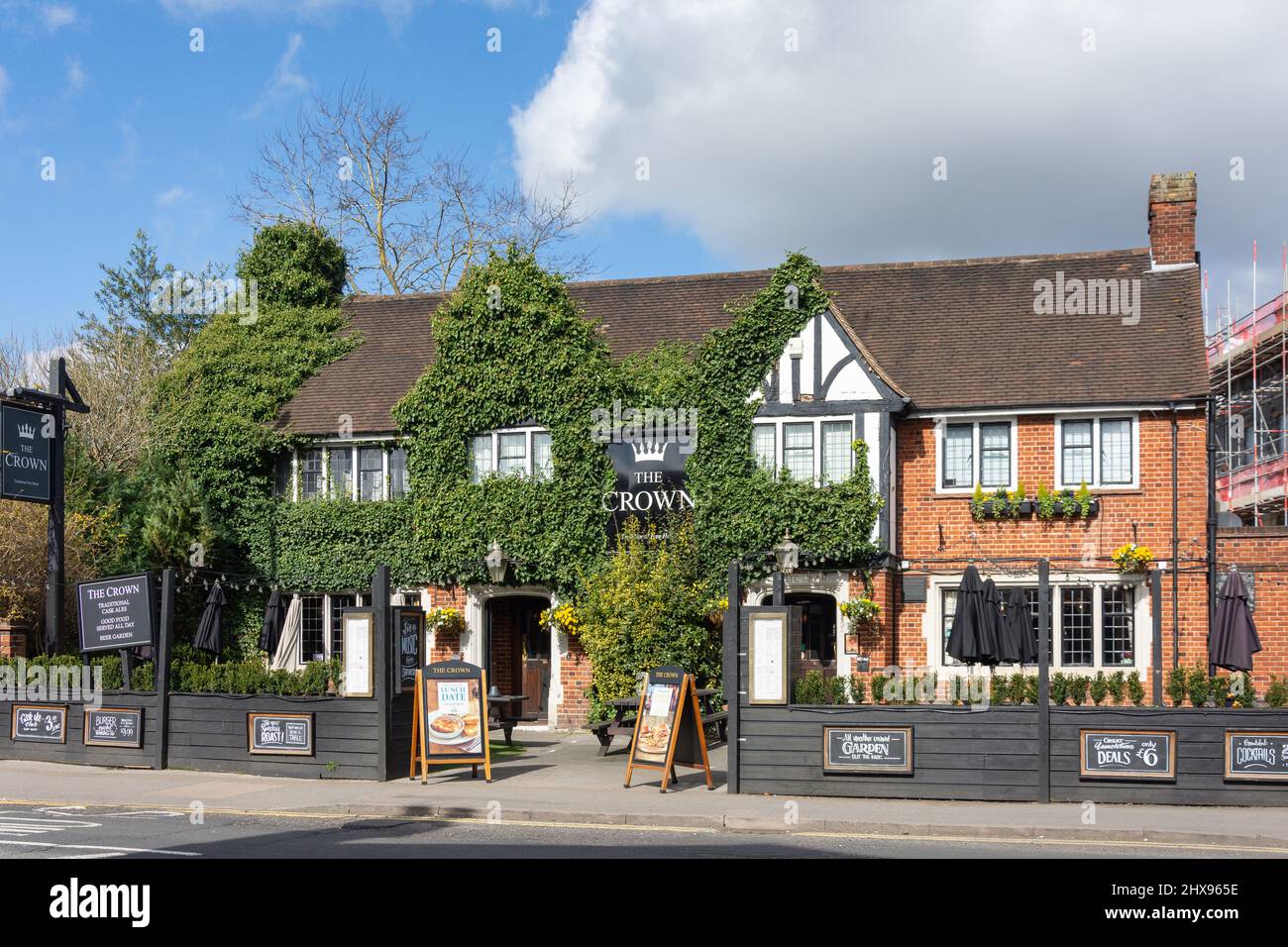 The Crown Pub, High Street, Egham, Surrey, England, United Kingdom ...
