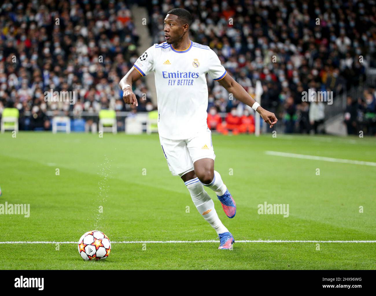 David Alaba of Real Madrid during the UEFA Champions League, Round of ...