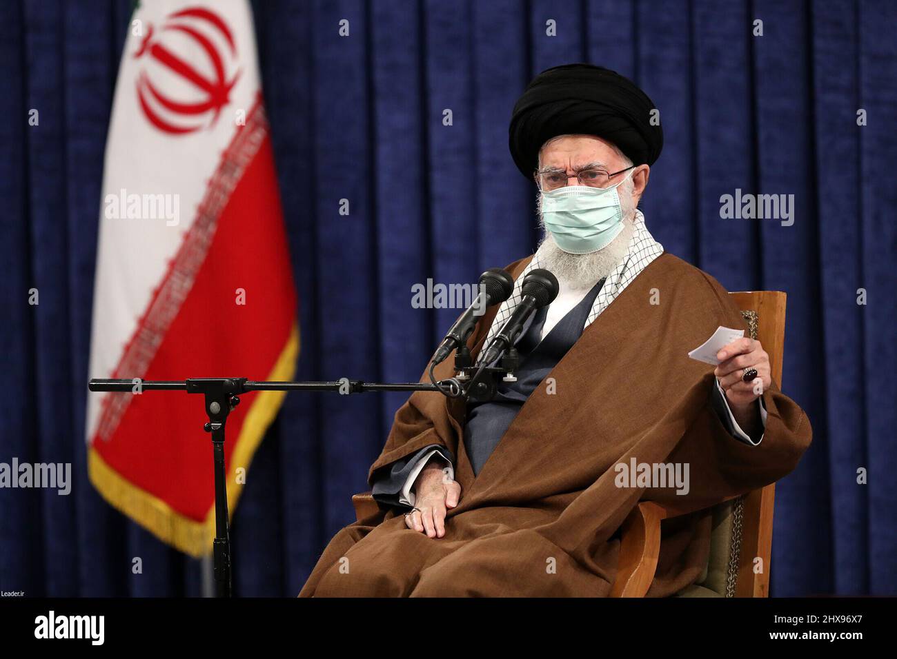 Tehran, Iran. 10th Mar, 2022. A handout picture made available by the ...