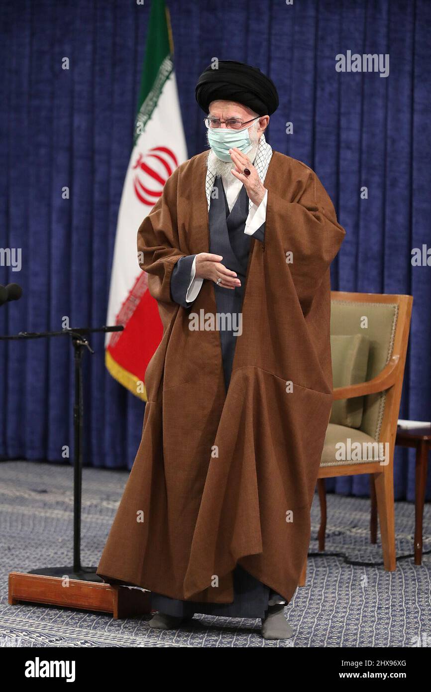 Tehran, Iran. 10th Mar, 2022. A handout picture made available by the ...