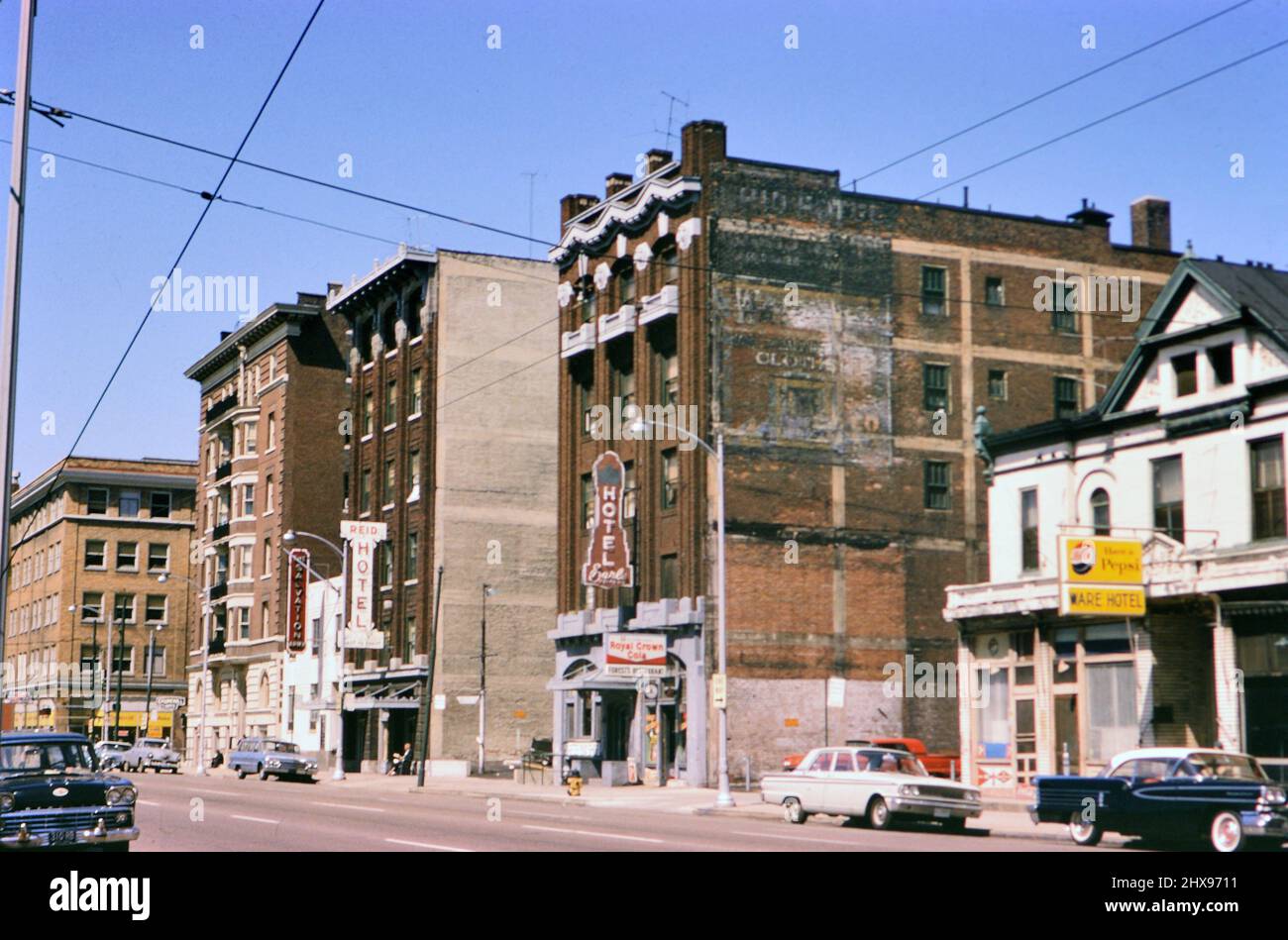 1960s downtown area hi-res stock photography and images - Alamy