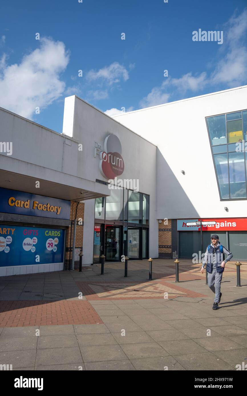 The main entrance to The Forum shopping centre, Wallsend, North ...