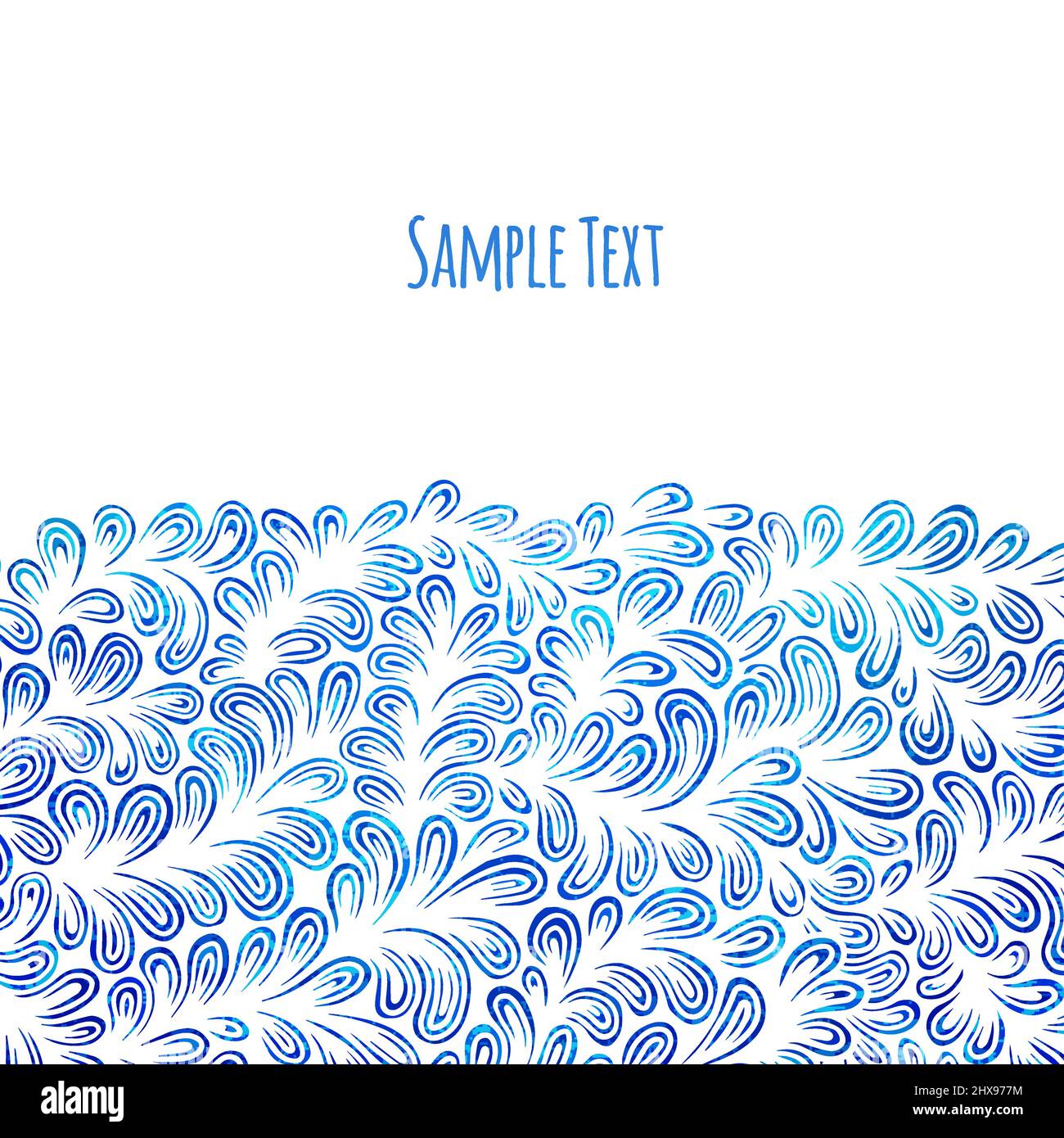 Bright hand drawn pattern background. Vector illustration Stock Vector ...