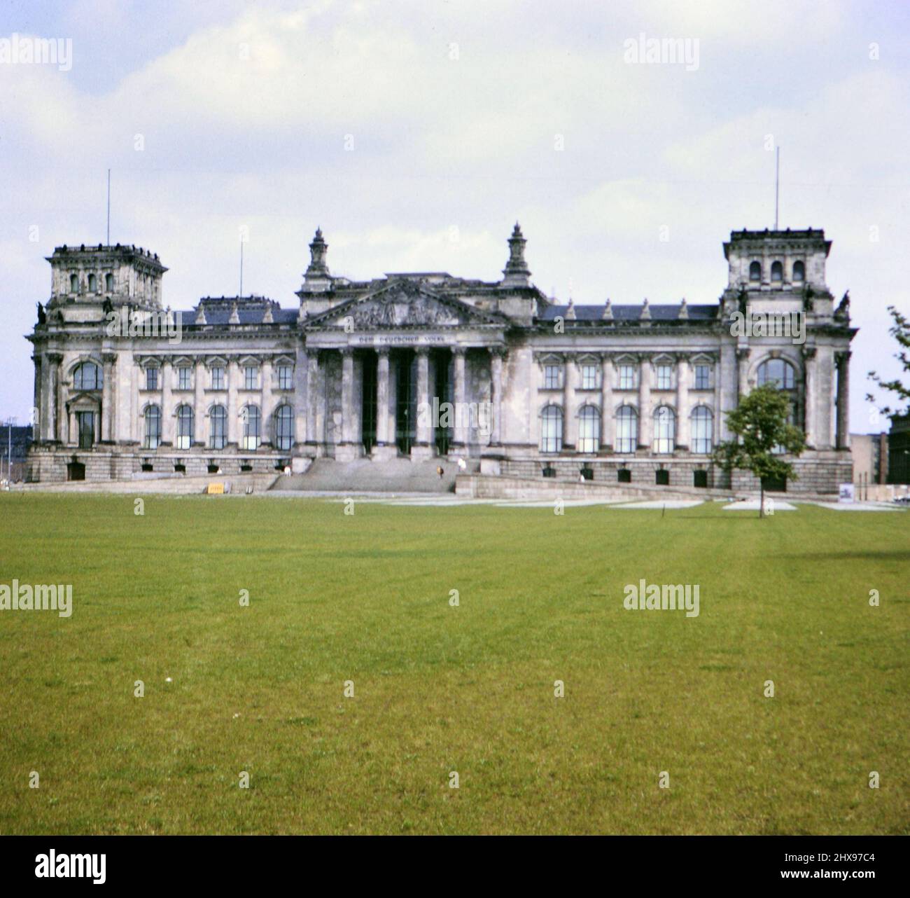 Reichstag Building in Berlin ca. 1971 Stock Photo - Alamy