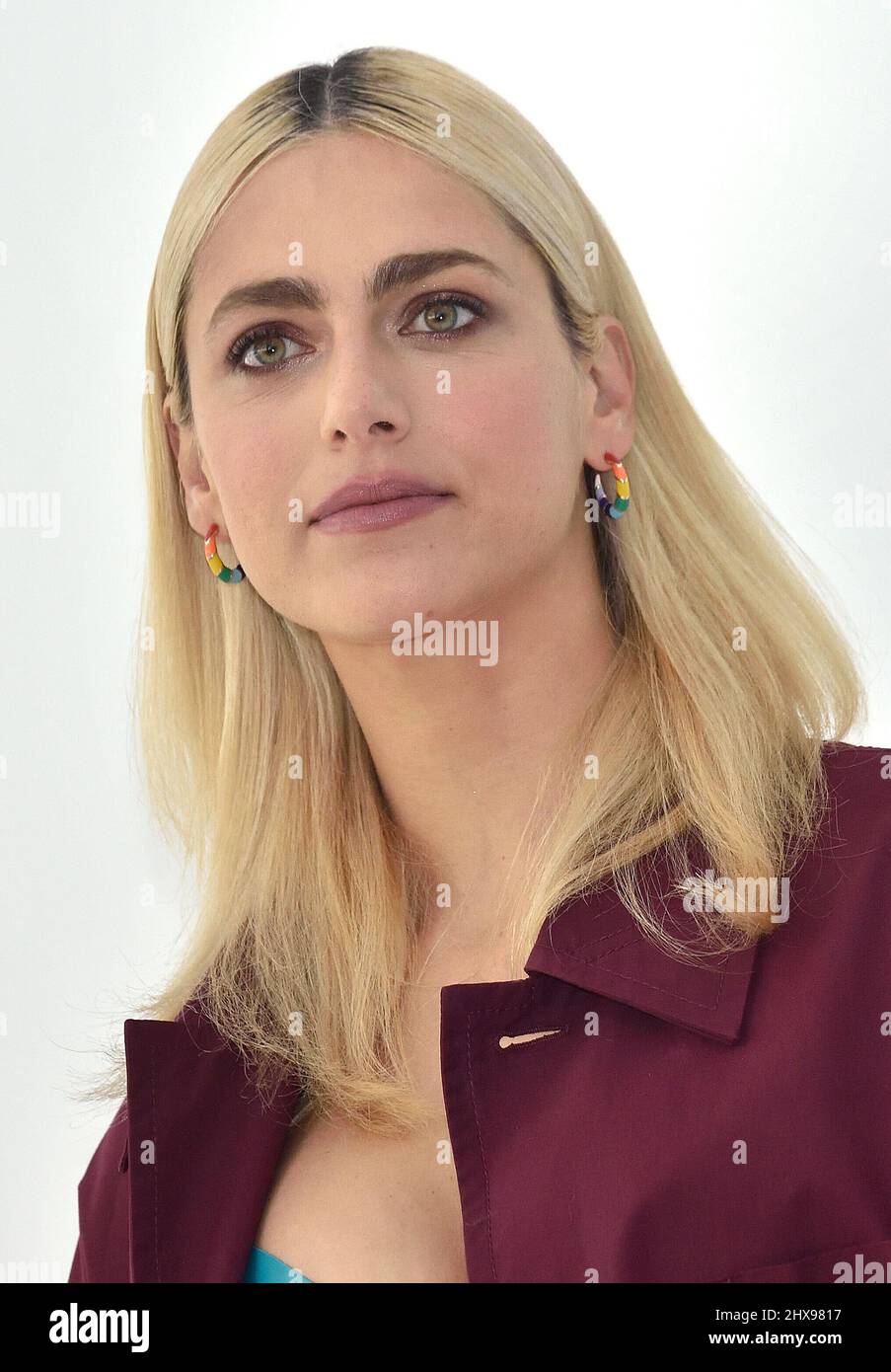 Roma, Italy. 10th Mar, 2022. The Italian actor Miriam Leone attends the ...