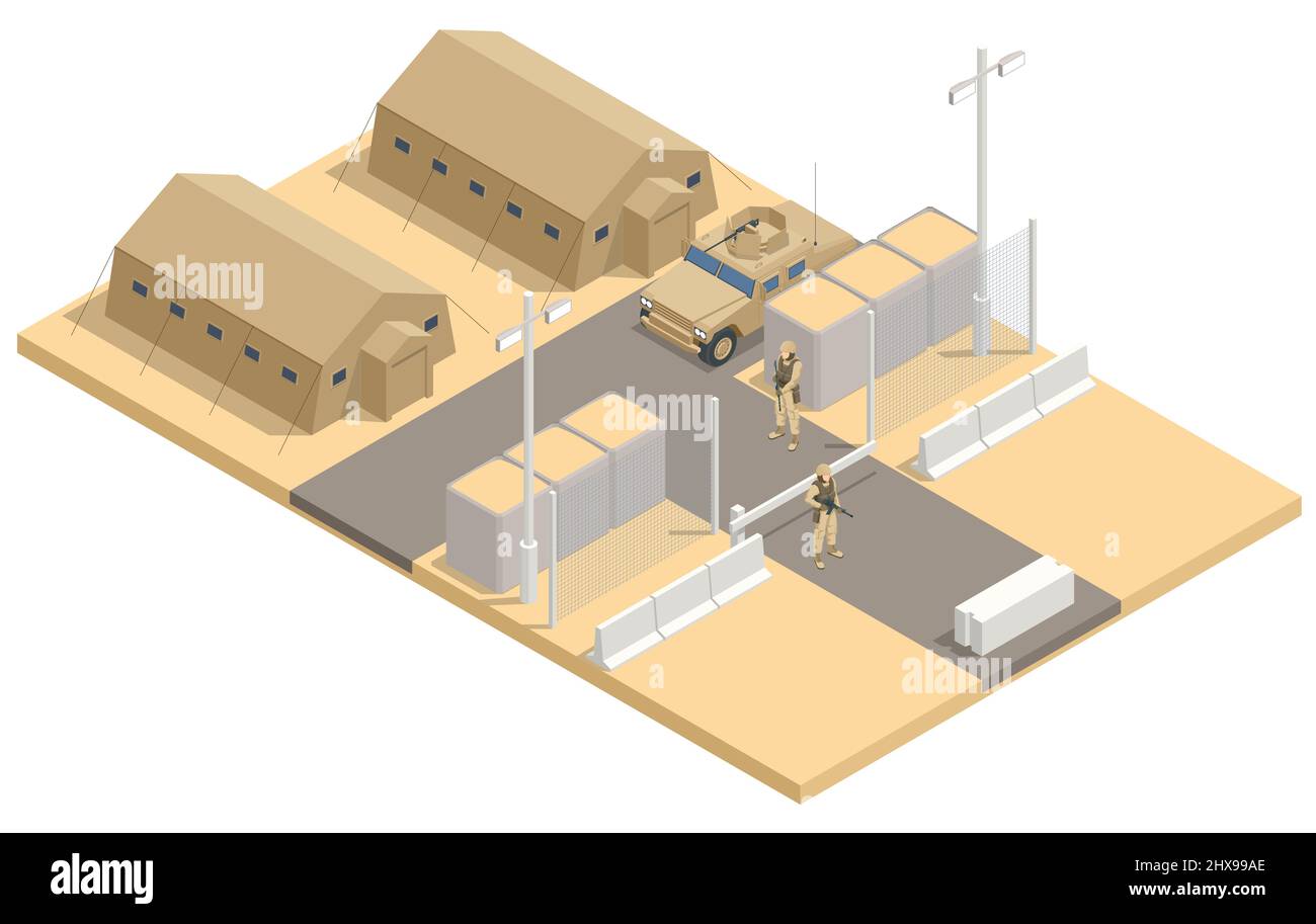 Army base equipment Cut Out Stock Images & Pictures - Alamy