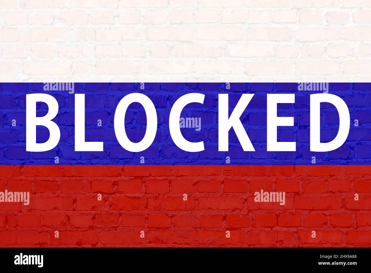 Message wall flag war Russia ban. News world war economy sanctions ...