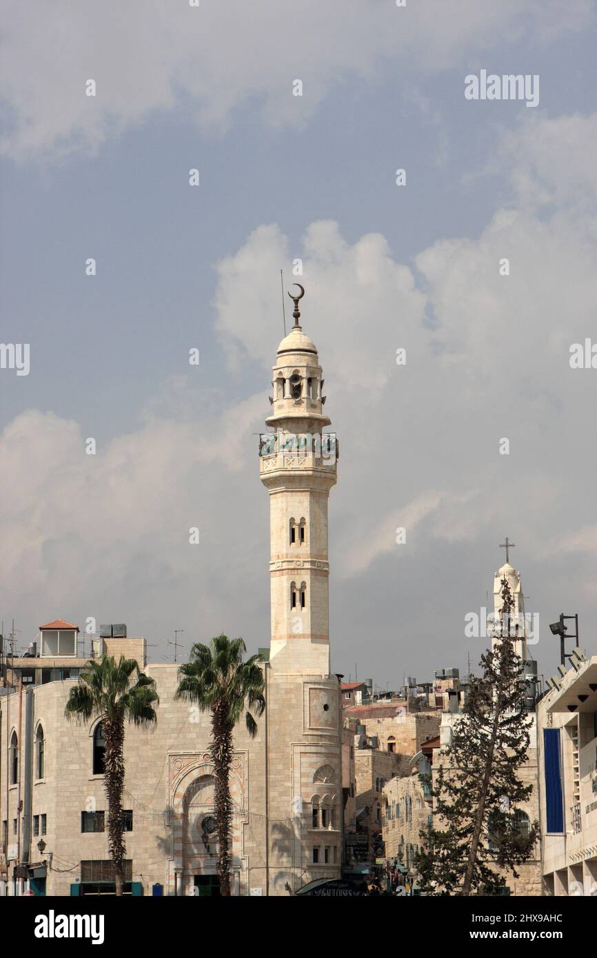 The Mosque of Omar was built in 1860 to commemorate the Caliph Umar's ...