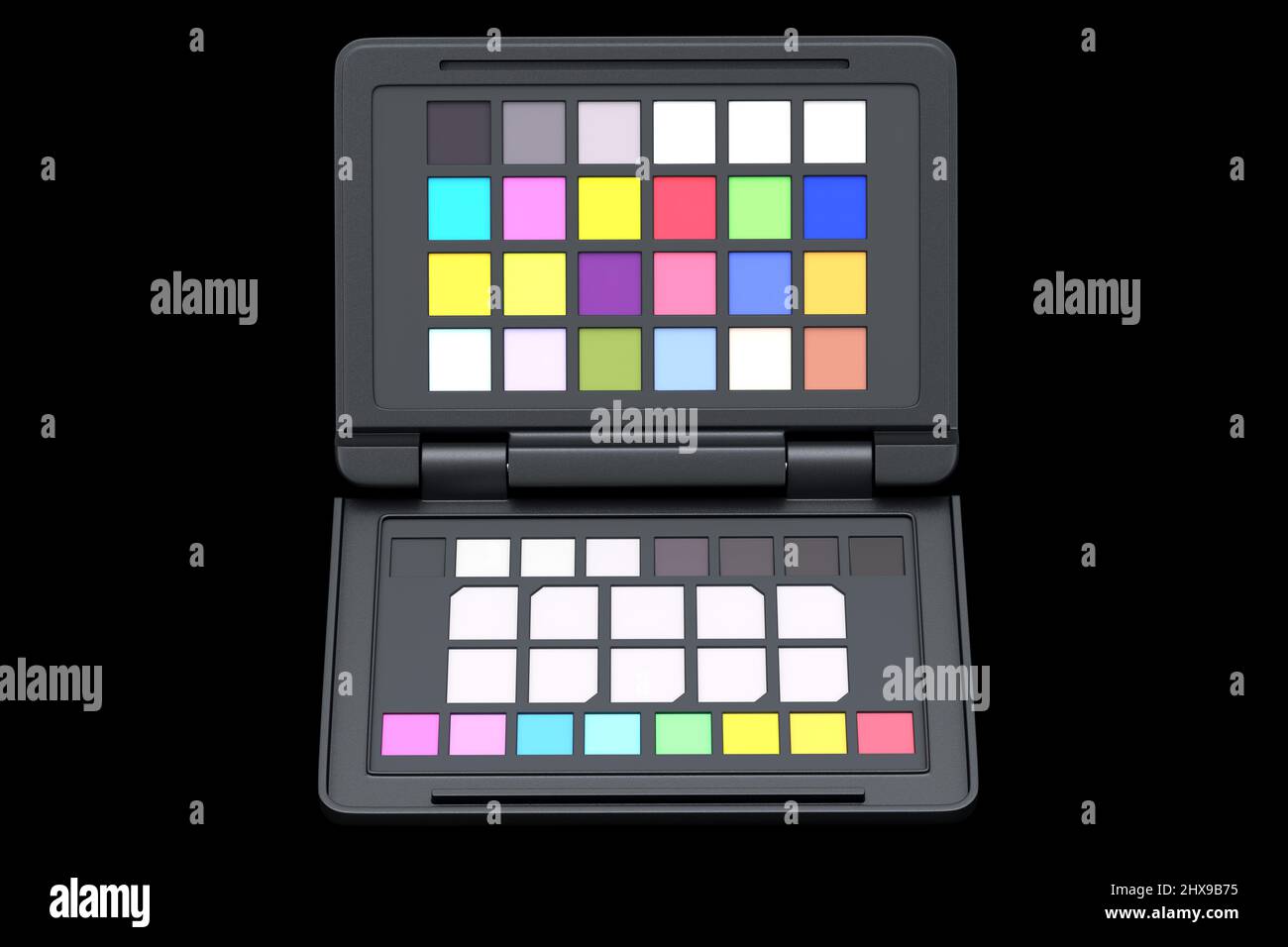 Rainbow color palette or colorchecker calibration passport for post ...