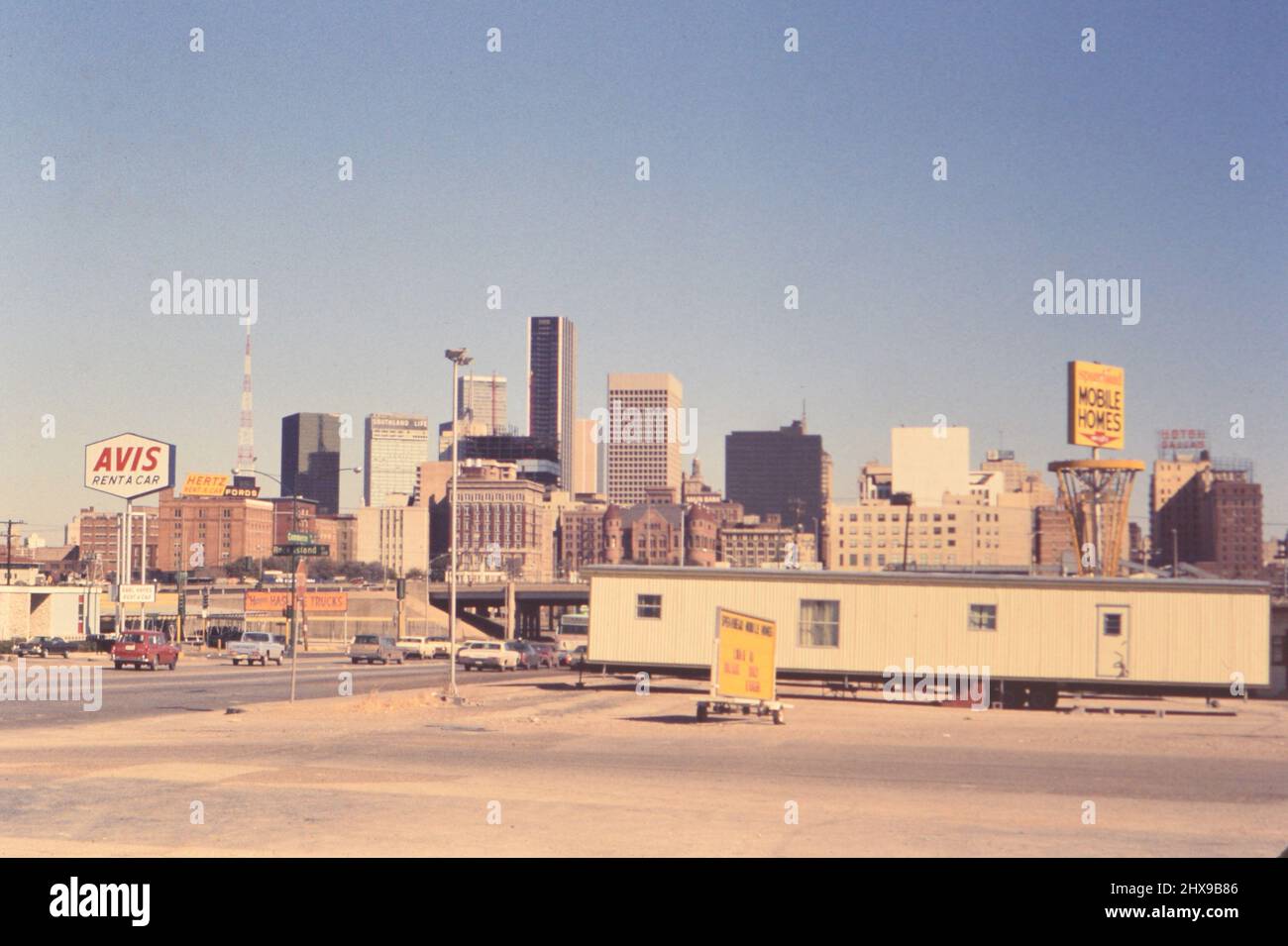 1970s dallas skyline hi-res stock photography and images - Alamy
