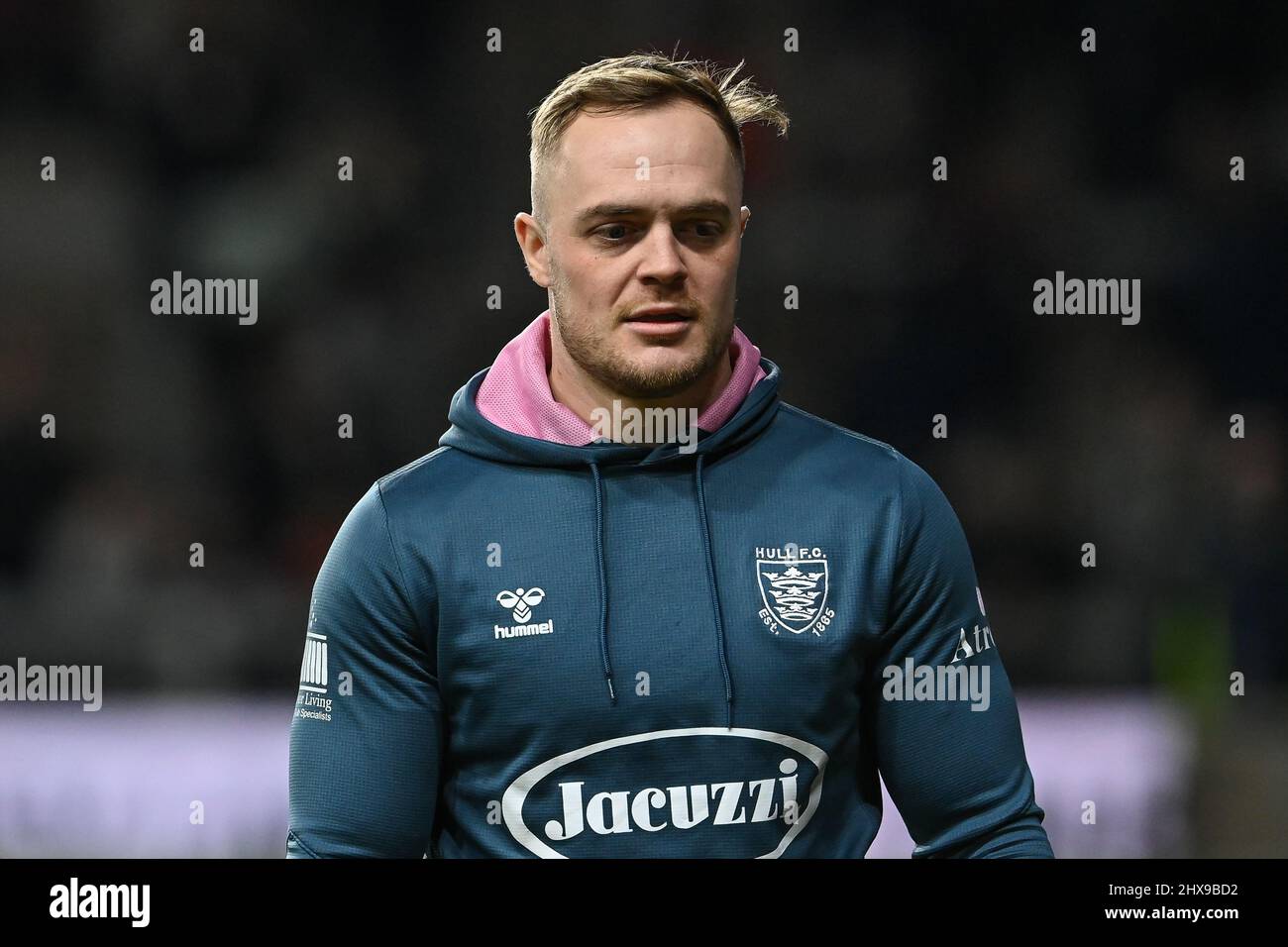 Adam Swift (2) of Hull FC during pre match warm up Stock Photo - Alamy