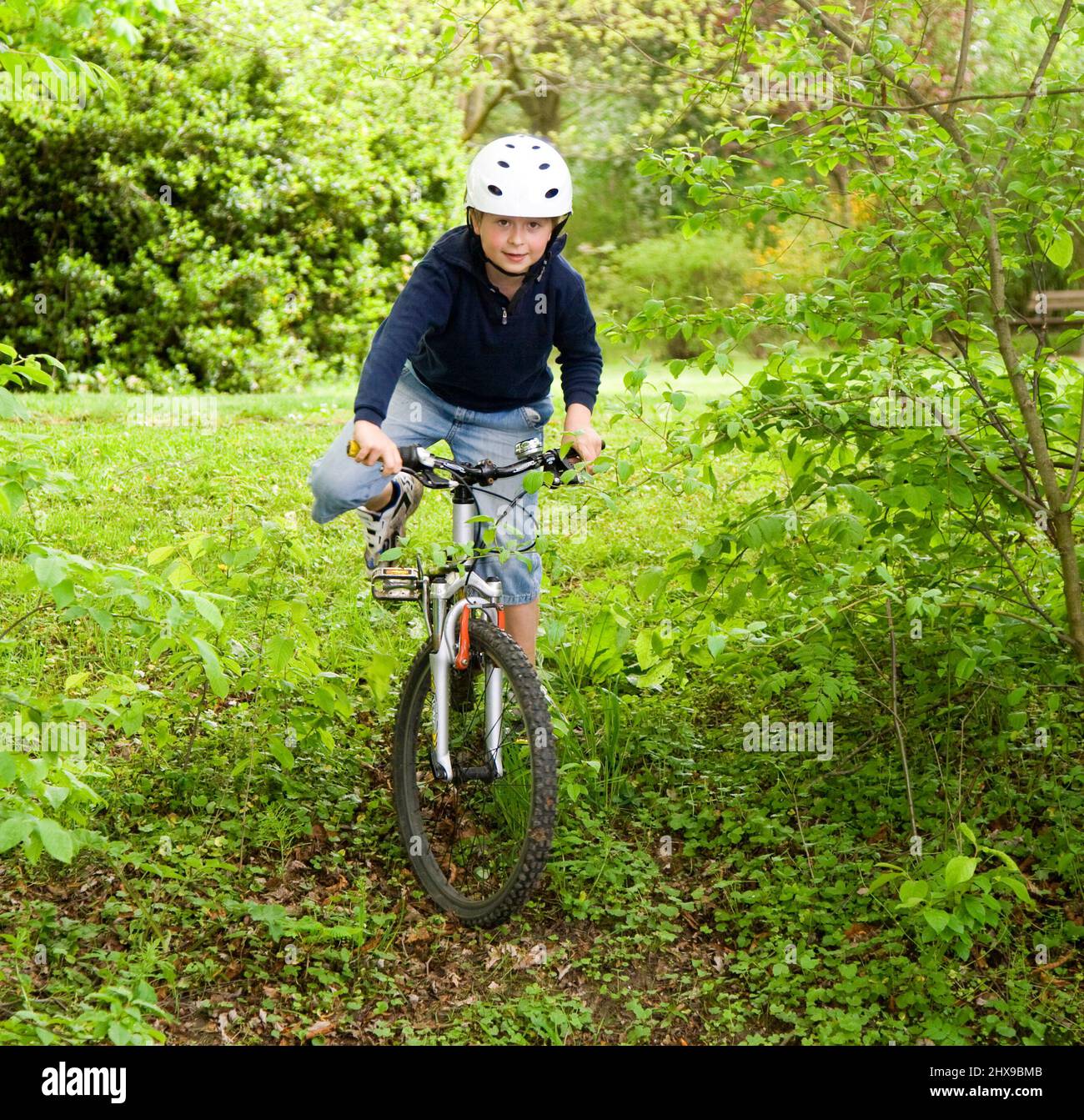 Boy riding mtb hi-res stock photography and images - Alamy