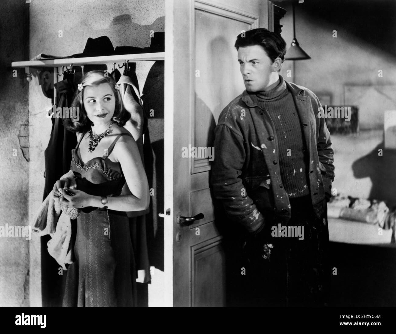 Maj-Britt Nilsson, Alf Kjellin, on-set of the Swedish Film, "Affairs of ...