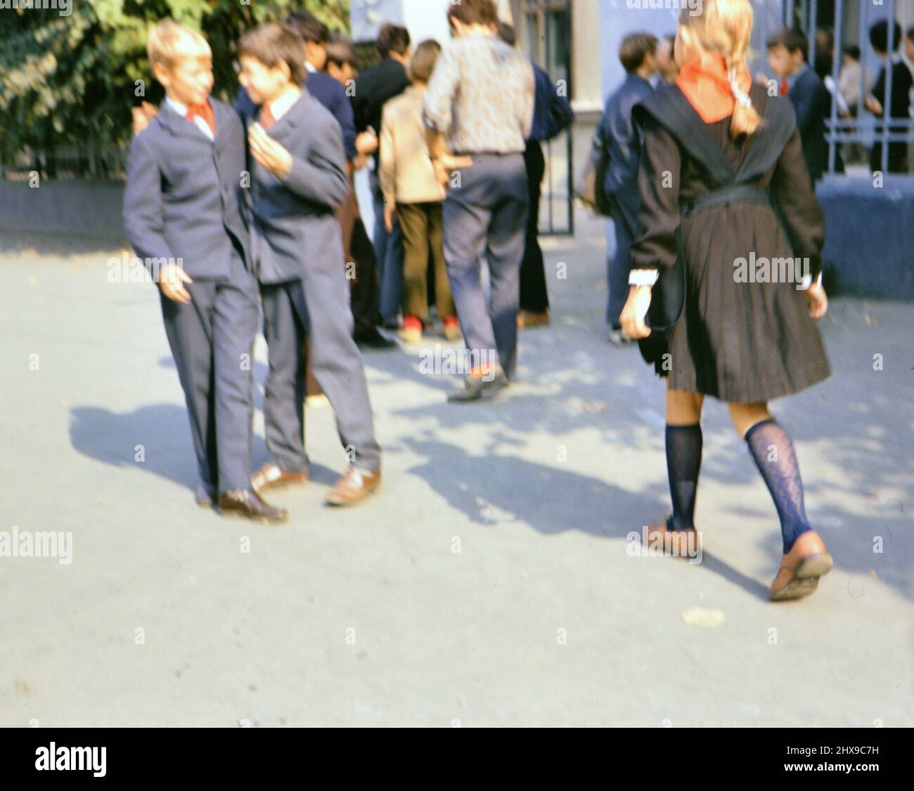 Communist school children in the U.S.S.R. (note their red kerchiefs) ca ...