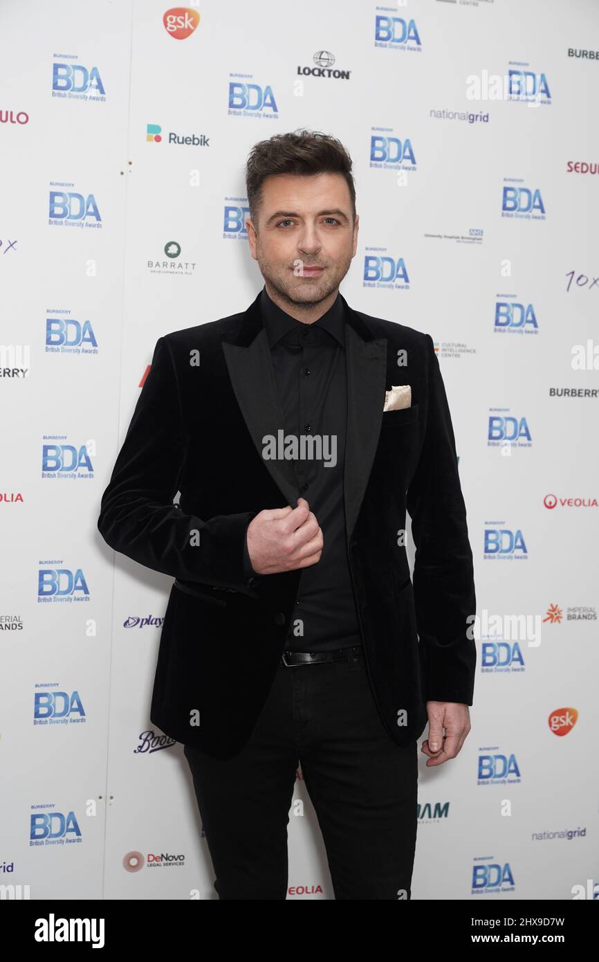 Mark Feehily arrives at the Burberry British Diversity Awards at the De ...