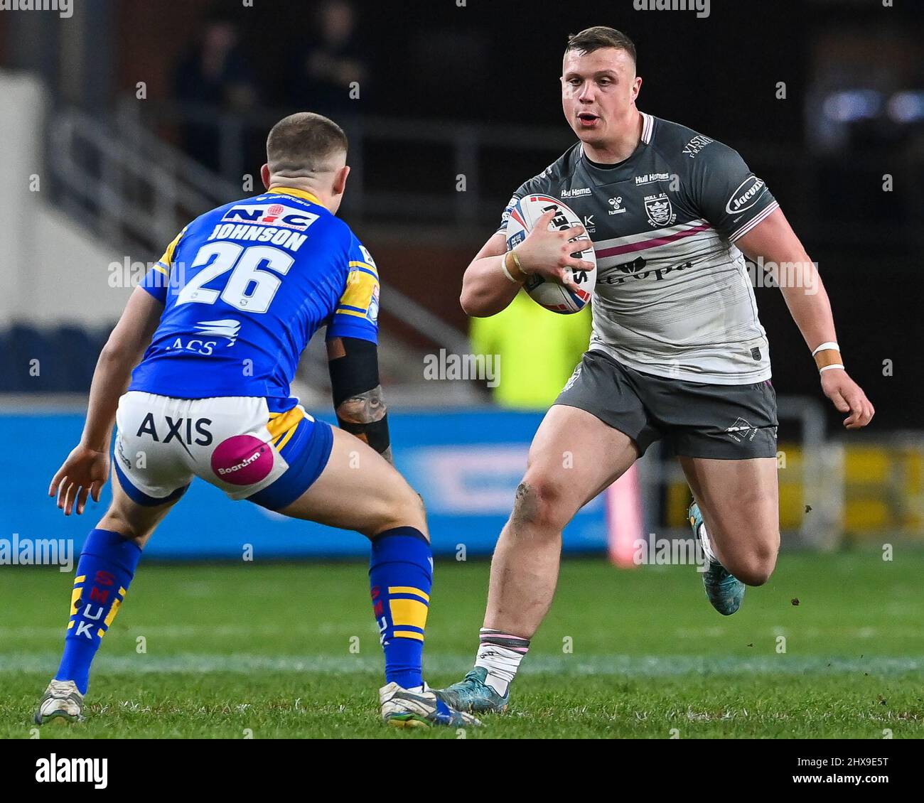 Jack Brown (20) of Hull FC in action Stock Photo - Alamy