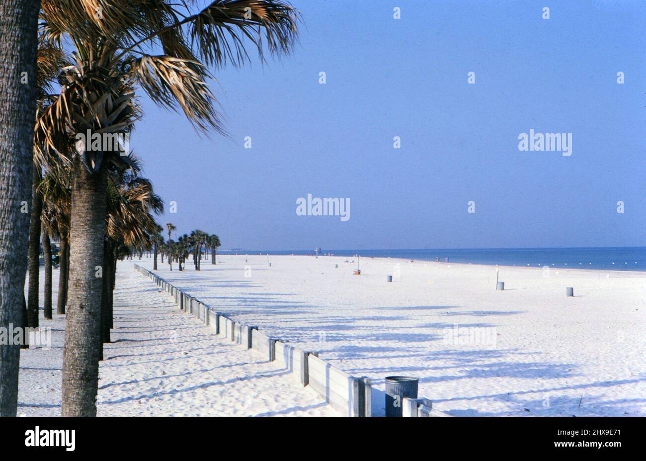 Empty Florida beach ca. 1965 Stock Photo - Alamy