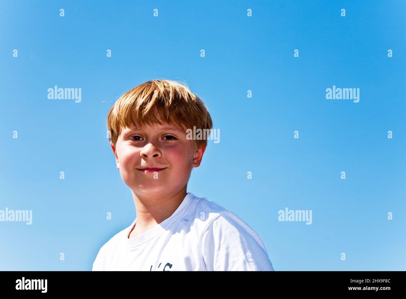 happy boy is smiling and enjoying life Stock Photo - Alamy