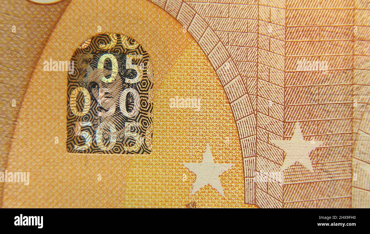 Security features 50 euro banknote hi-res stock photography and images ...