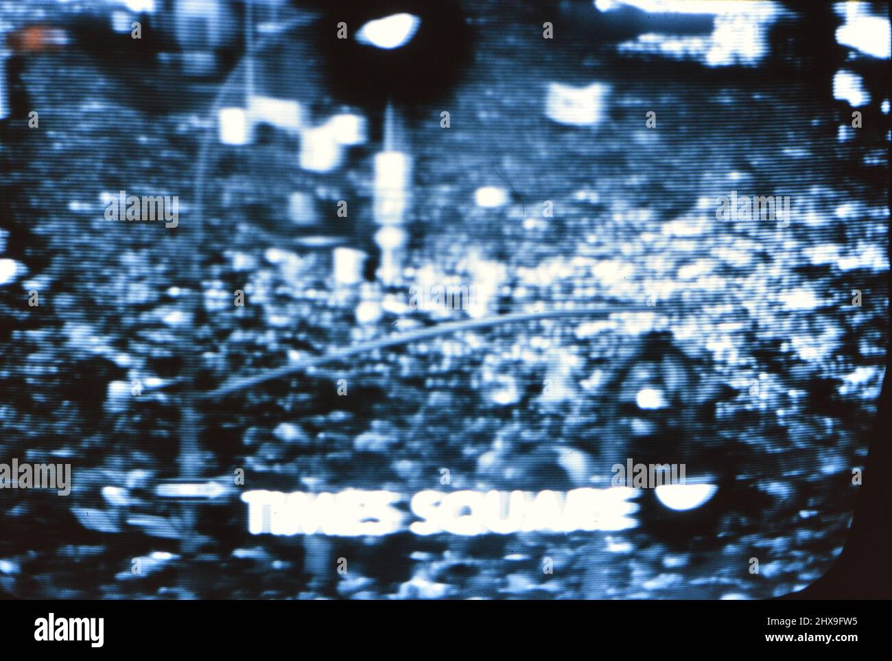 Television coverage of Times Square at New Year's Eve ca. 1964 or 1965 ...