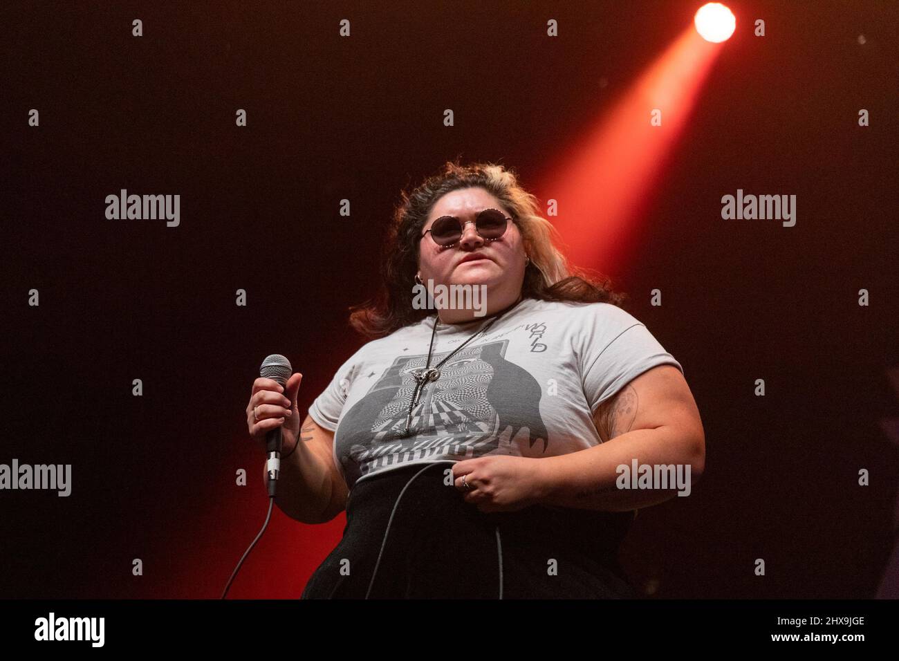 Madison, USA. 09th Mar, 2022. Christina Halladay of Sheer Mag on March ...