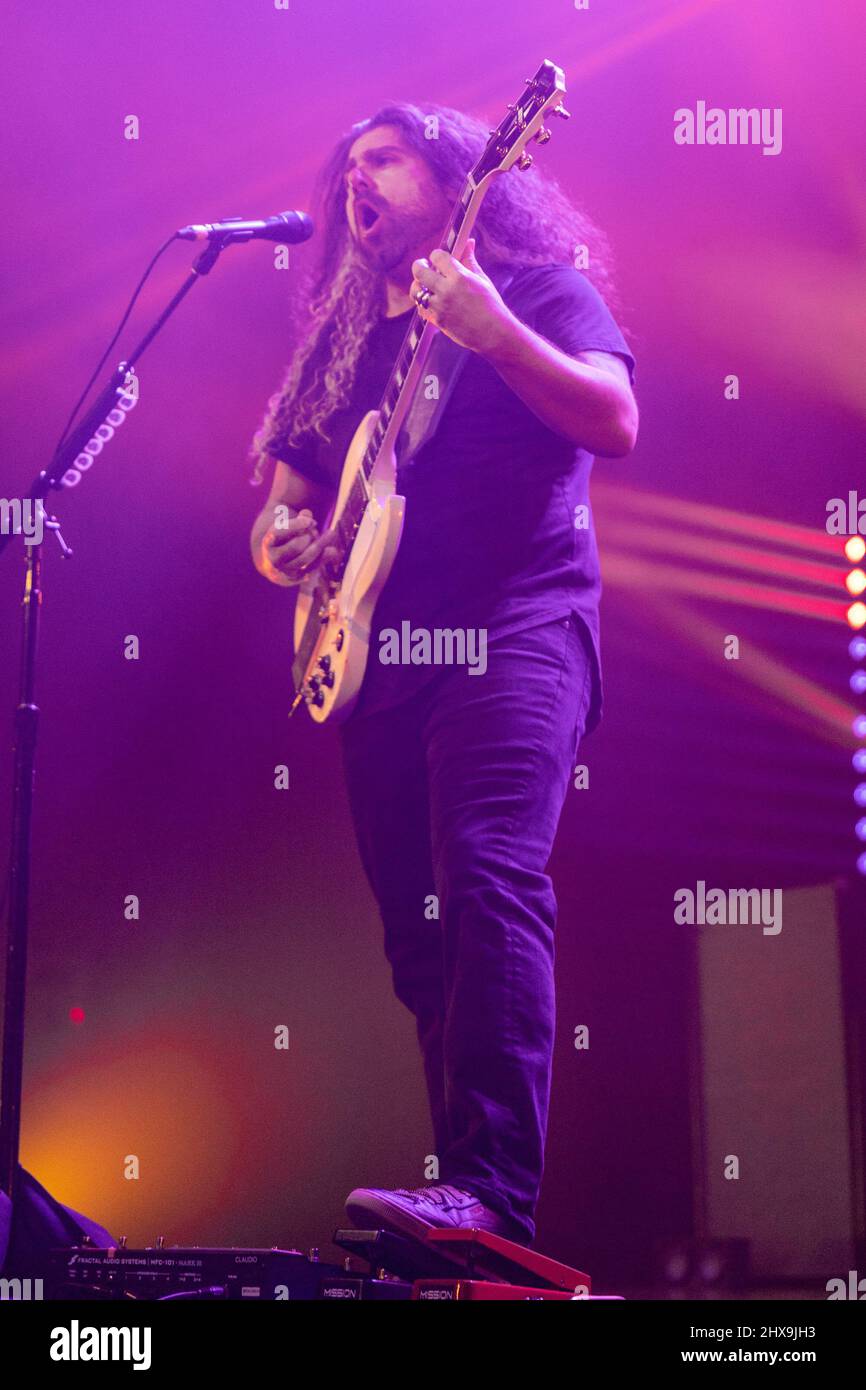 Claudio Sanchez of Coheed and Cambria on March 9, 2022, at The Sylvee ...