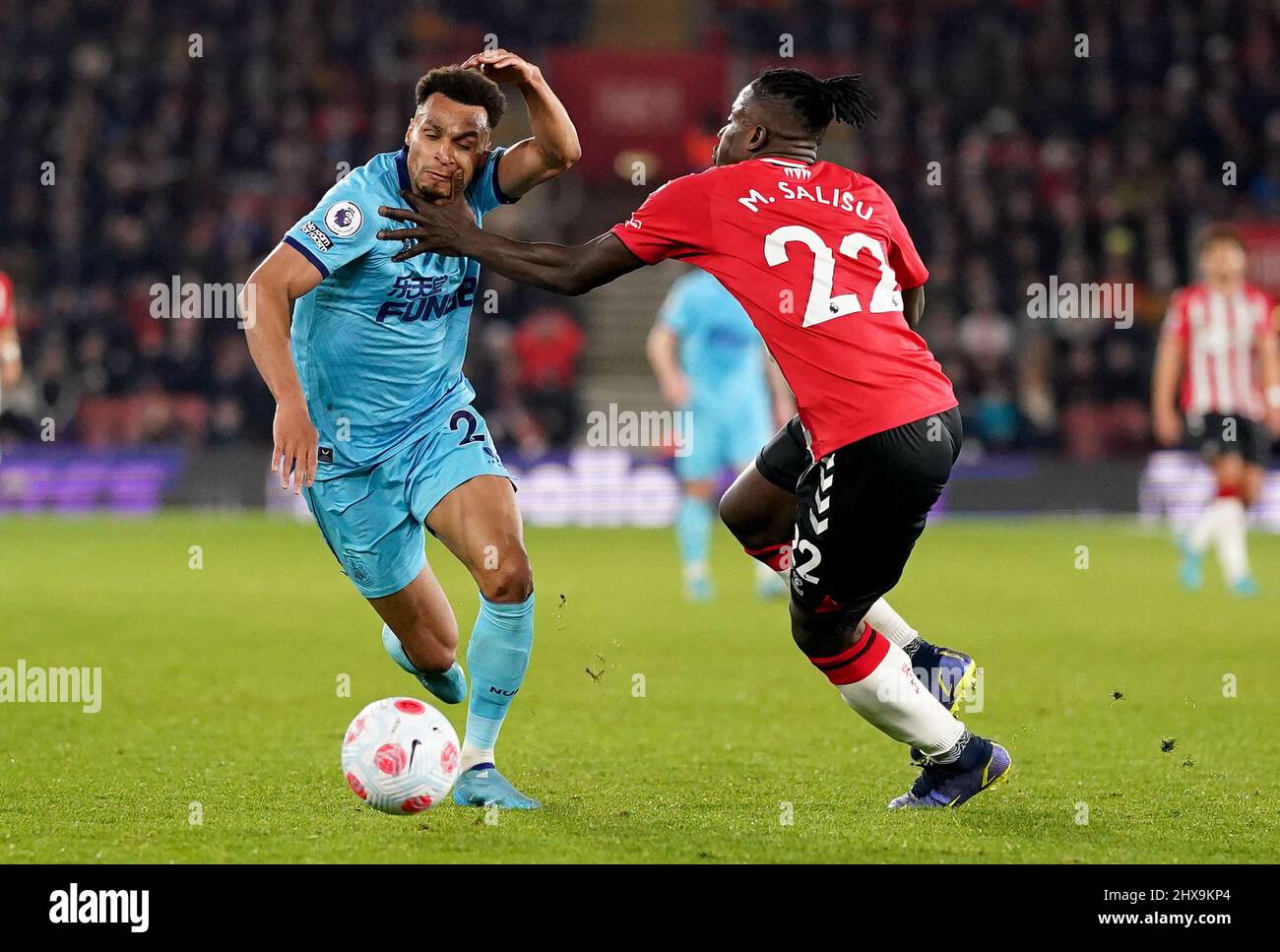 Newcastle uniteds jacob murphy battles hi-res stock photography and ...