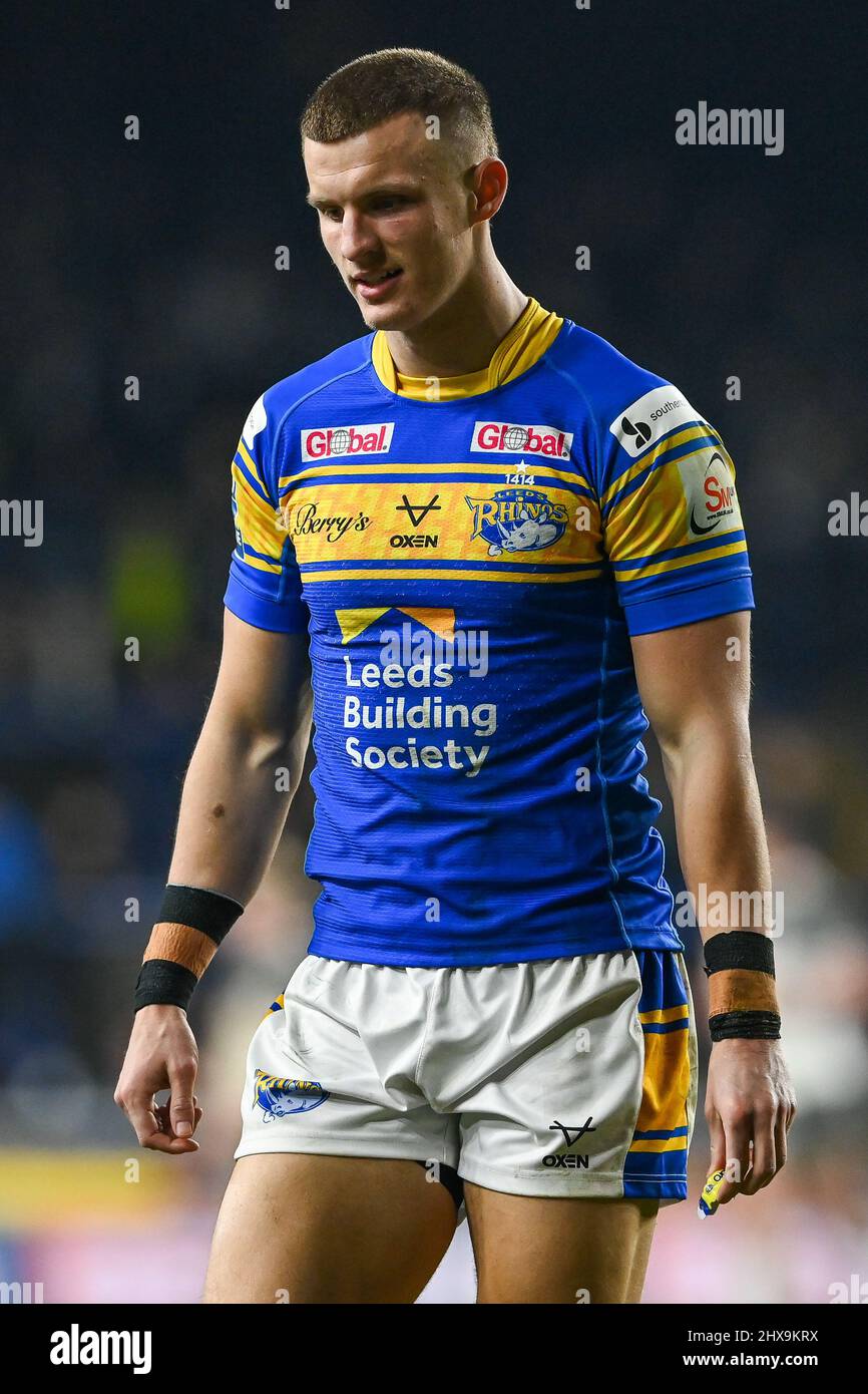 Ash Handley (5) of Leeds Rhinos during the game Stock Photo - Alamy