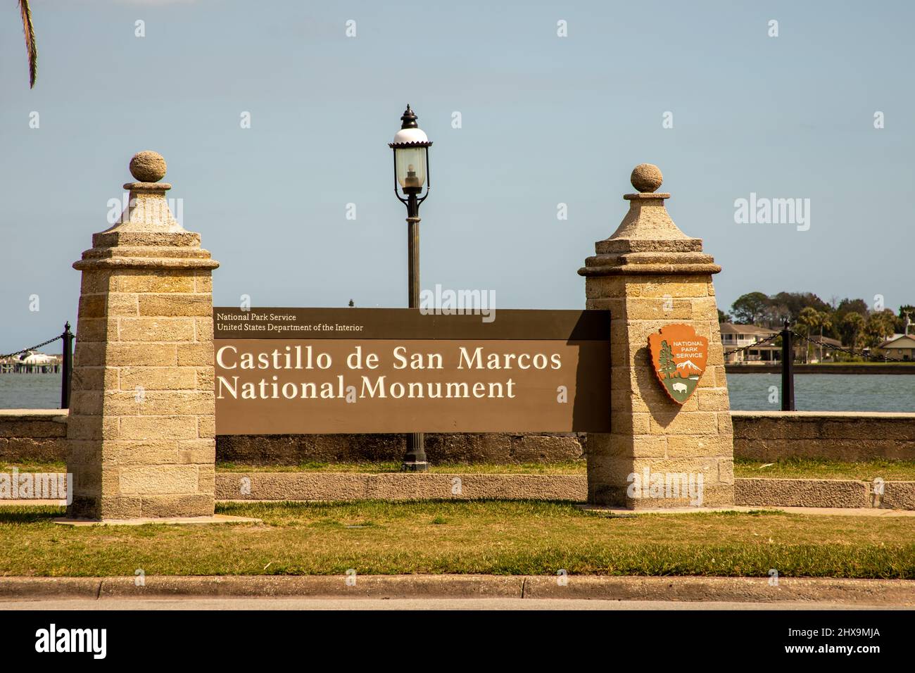 St. Augustine, Florida, USA - February 25, 2022 : Sign for historic ...