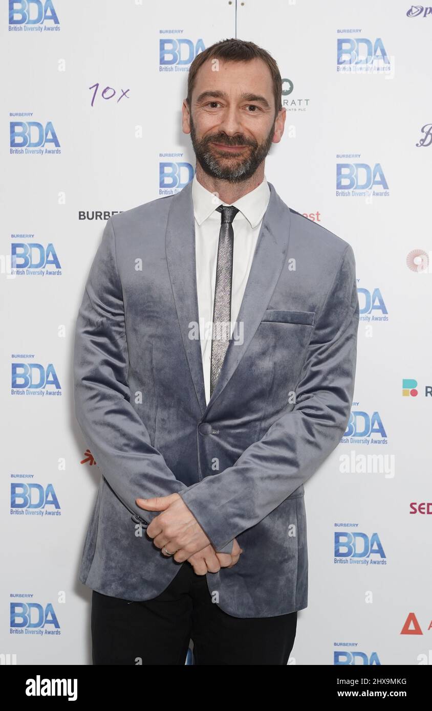 Marcus Dent arrives at the Burberry British Diversity Awards at the De ...